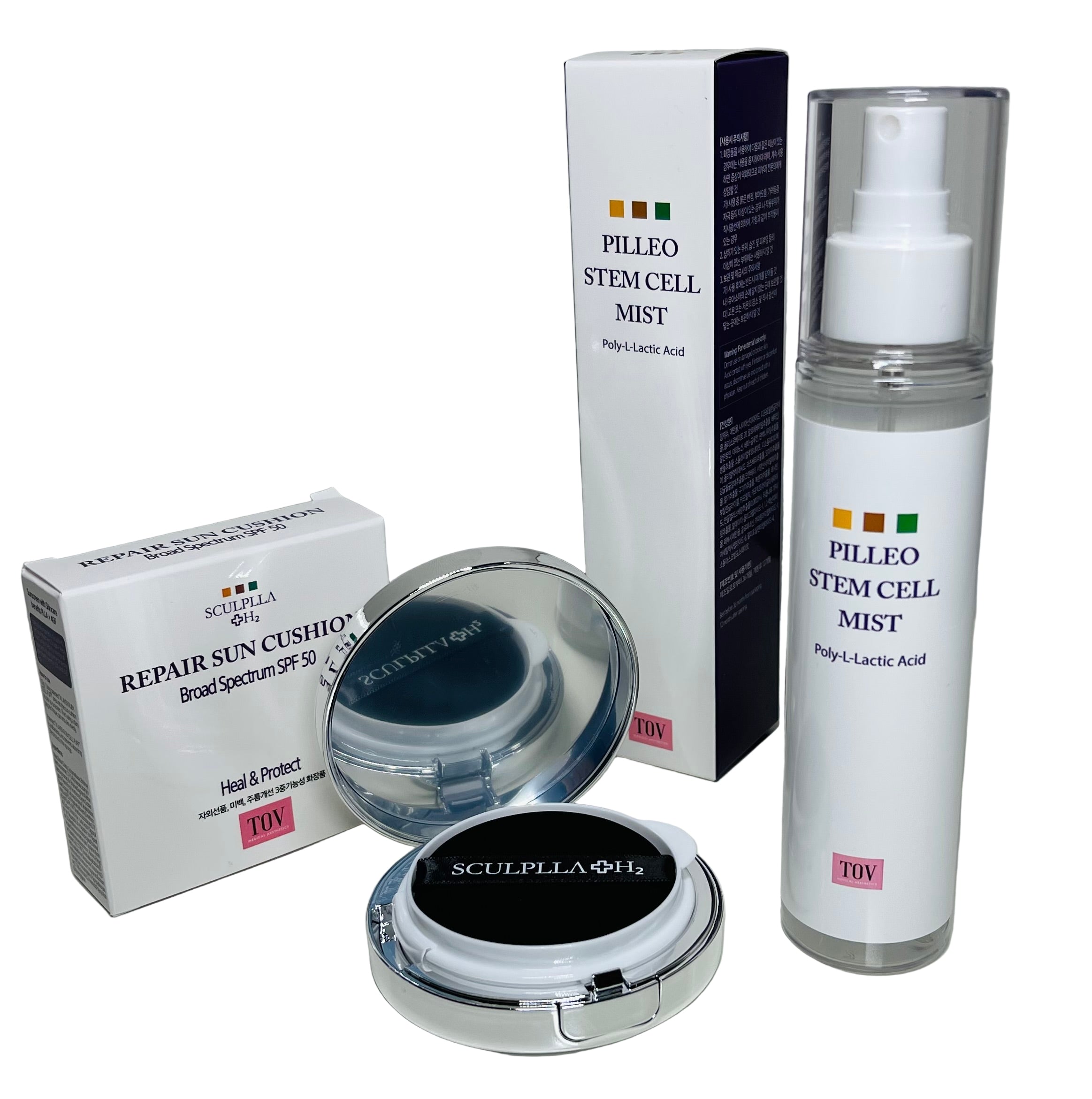 Sculplla+H2 Pilleo Stem Cell Mist 120 ml with HOUSE OF PLLA® HOP+ Volu
